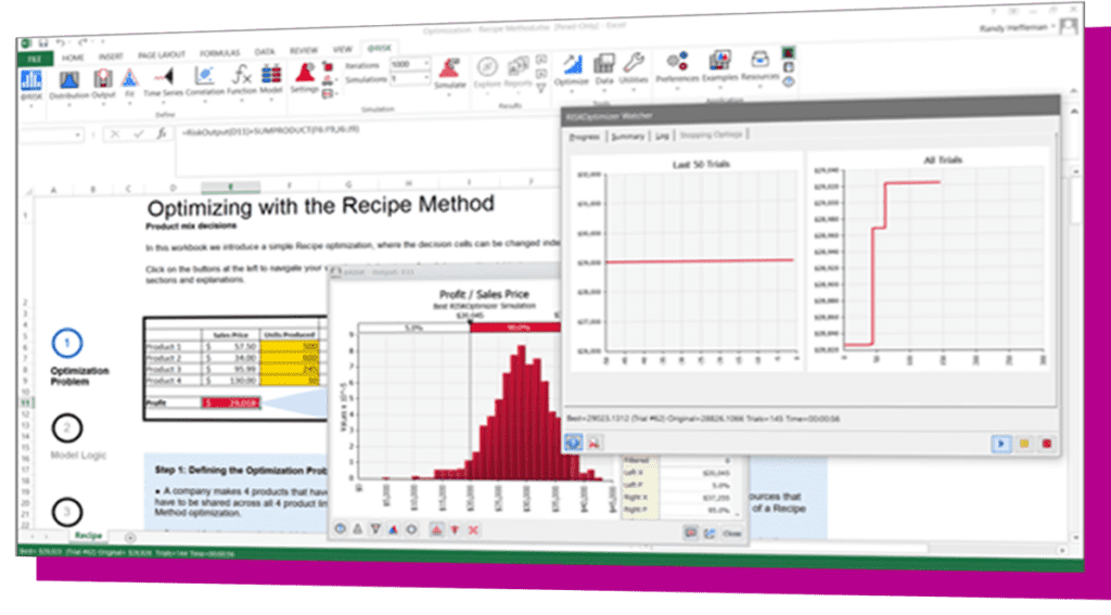 Decision Tools Suite: Advanced Analytics & Risk Management