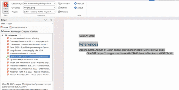 Best practices for using Citavi’s AI citation tools